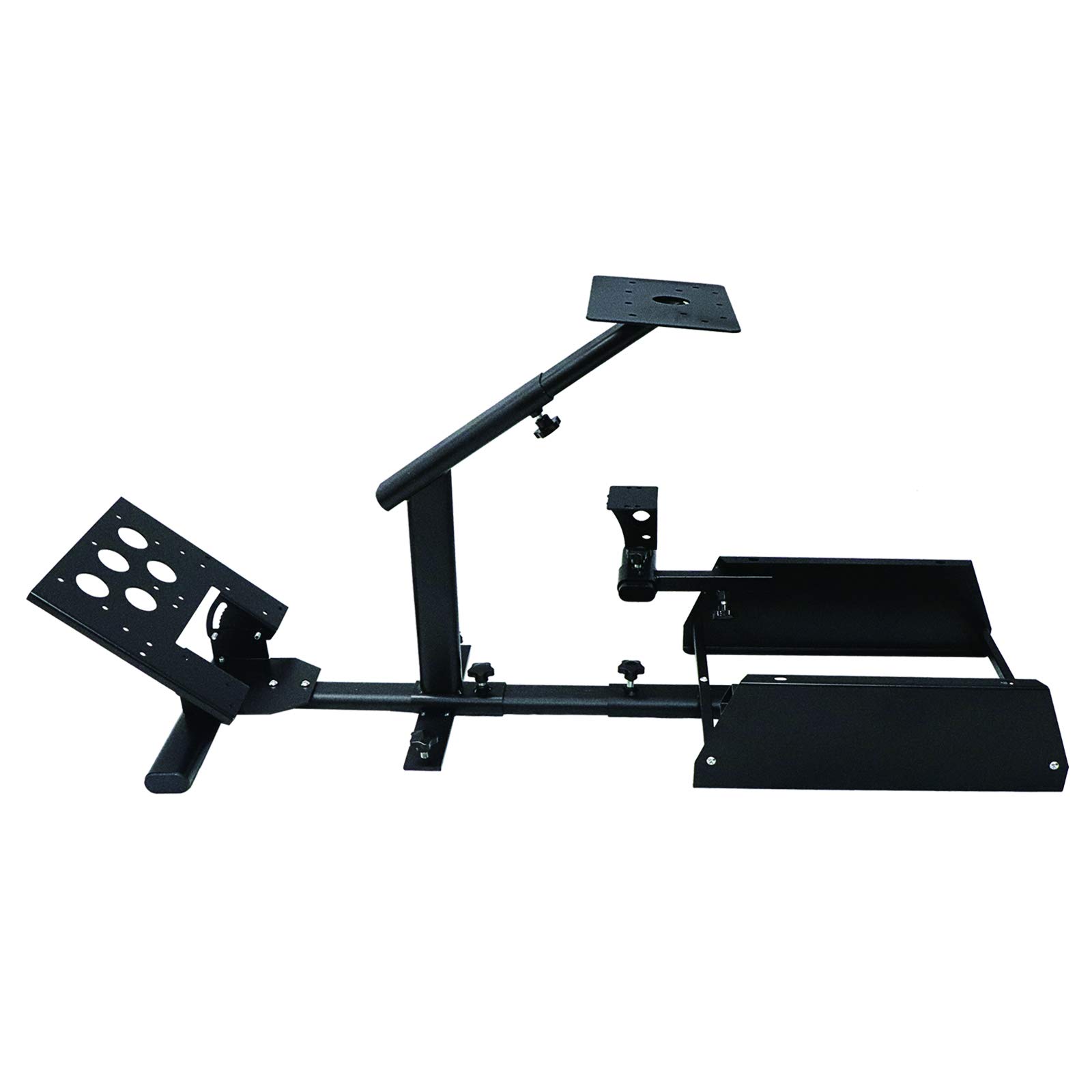 Nejoney Easy Ajustable Racing Steering Wheel Stand,Pro Driving Simulator Cockpit Compatible with PS4 PS3 Xbox Logitech