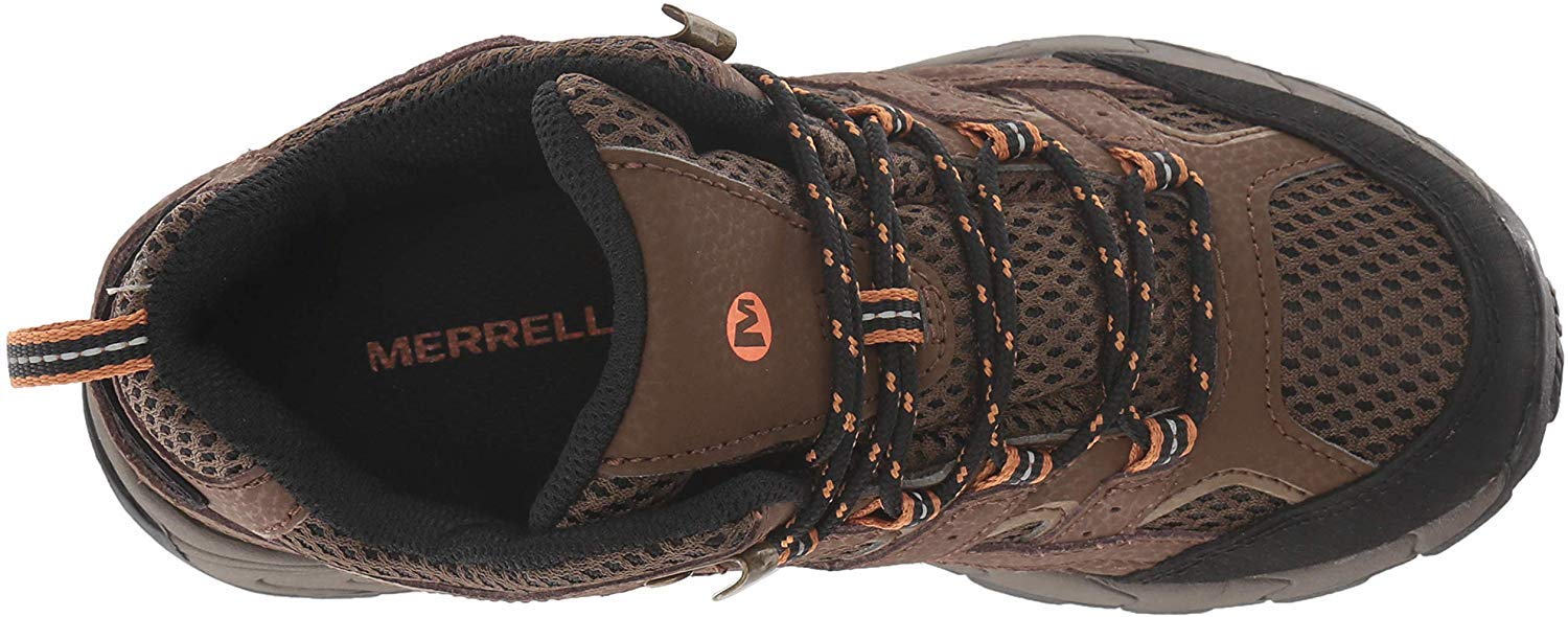 Merrell MOAB 2 MID WTRPF Hiking Boot, EARTH, 5.5 US Unisex big kid
