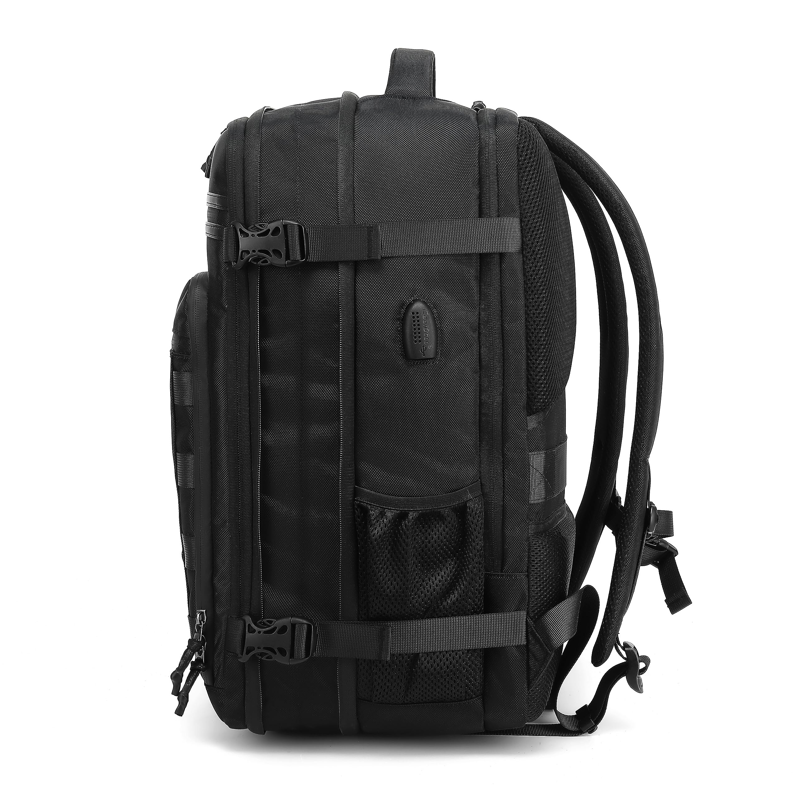 MT MOOTIME Travel Backpack for Men Women,Carry On Backpack,17.3 inch Laptop Backpack Flight Approved, Expandable Daypack Business Suitcase, Weekender Duffel Bag