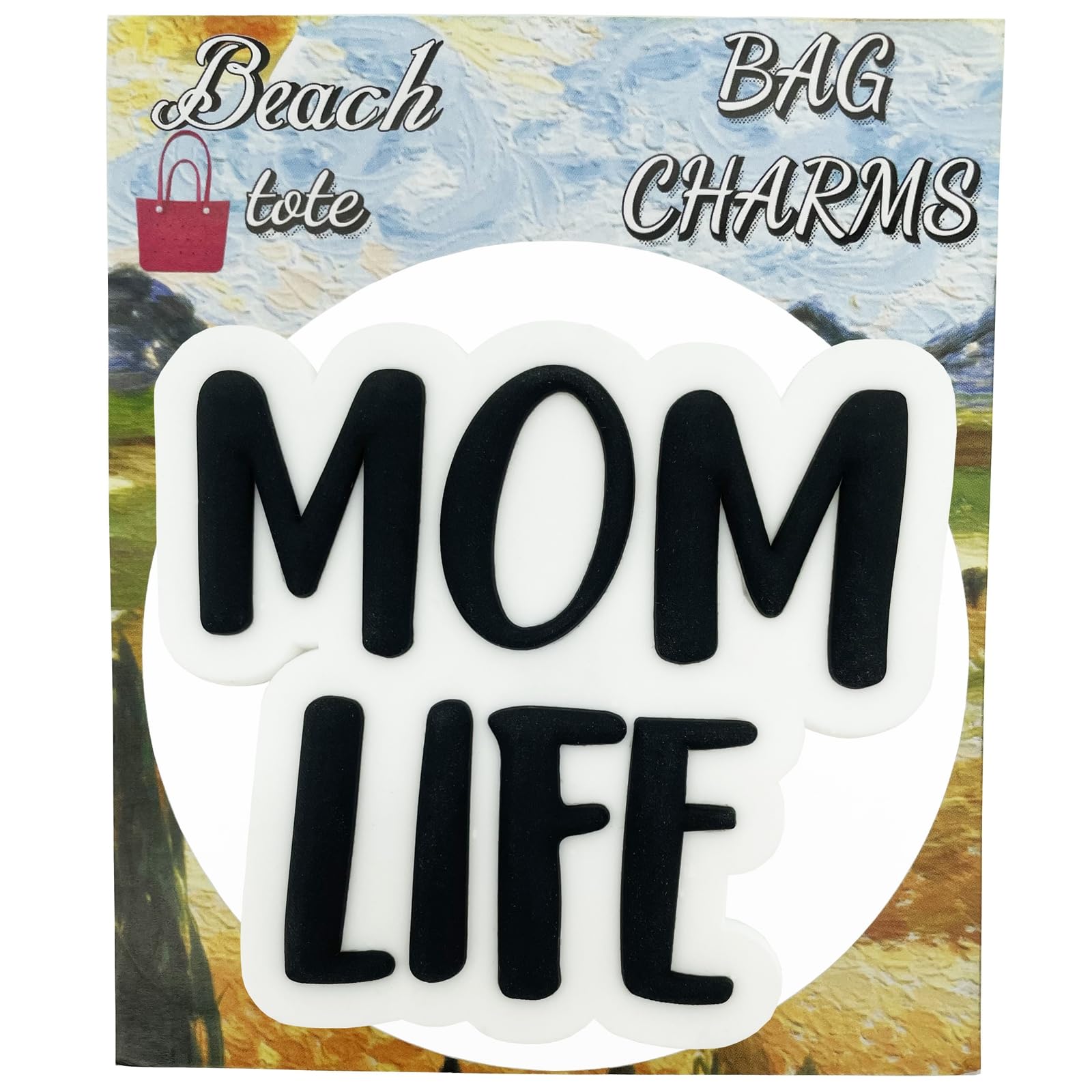 TOYORK Decoration Charms for Bogg Bag Accessories Charms,MOMLIFE Bag Charms for Beach Tote Bag Rubber Beach Bag Accessories
