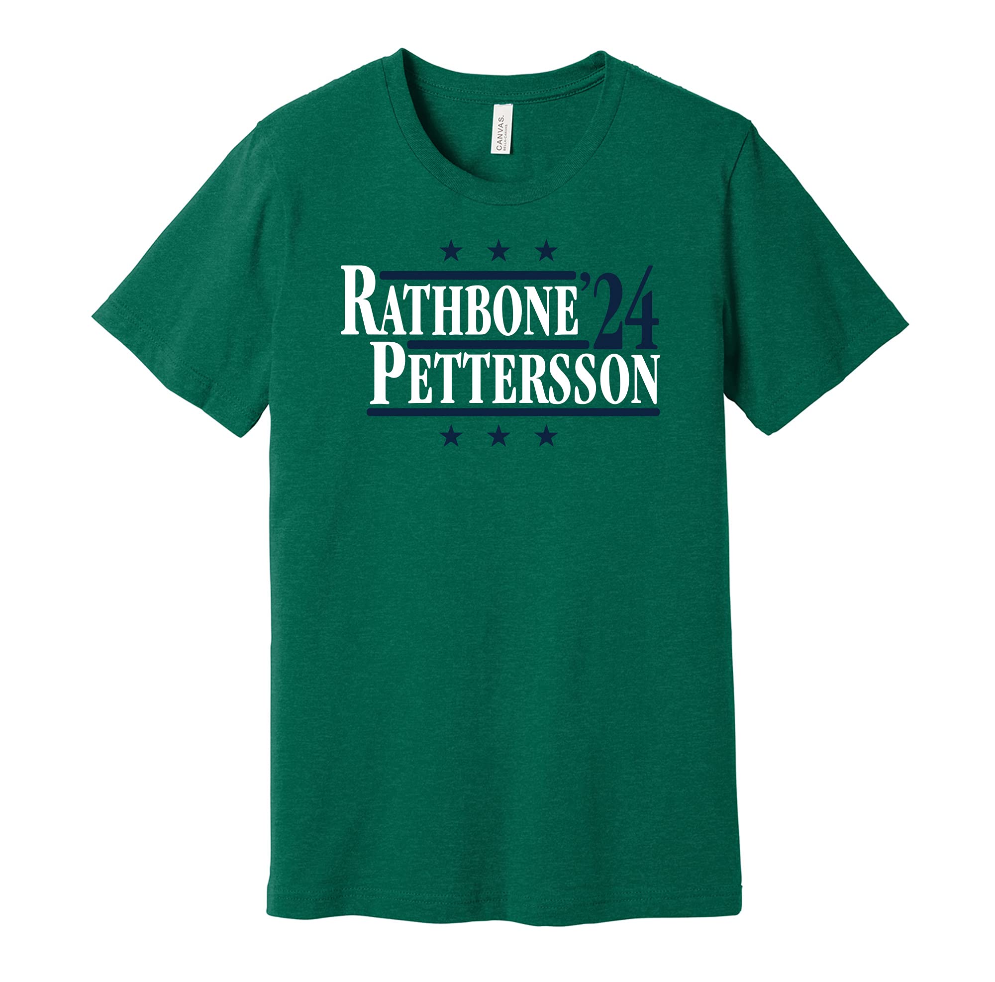 Rathbone & Pettersson '24 - Political Campaign Parody Shirt - Green - XXL