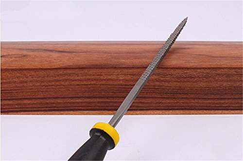 WYZBEN Mini File Set Microtech Needle Rasp Filling Tool Woodworking Files Hobby Hand DIY Folder Metal Filing Flat Wood Carving Tools - (Color: CD-140)