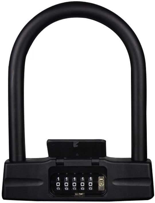 SSLCWL Bike U Lock Heavy Duty Anti Theft, Secure Combination Bike U Lock, 4 Digit Resettable Combination Codes U Bolt Bike Lock