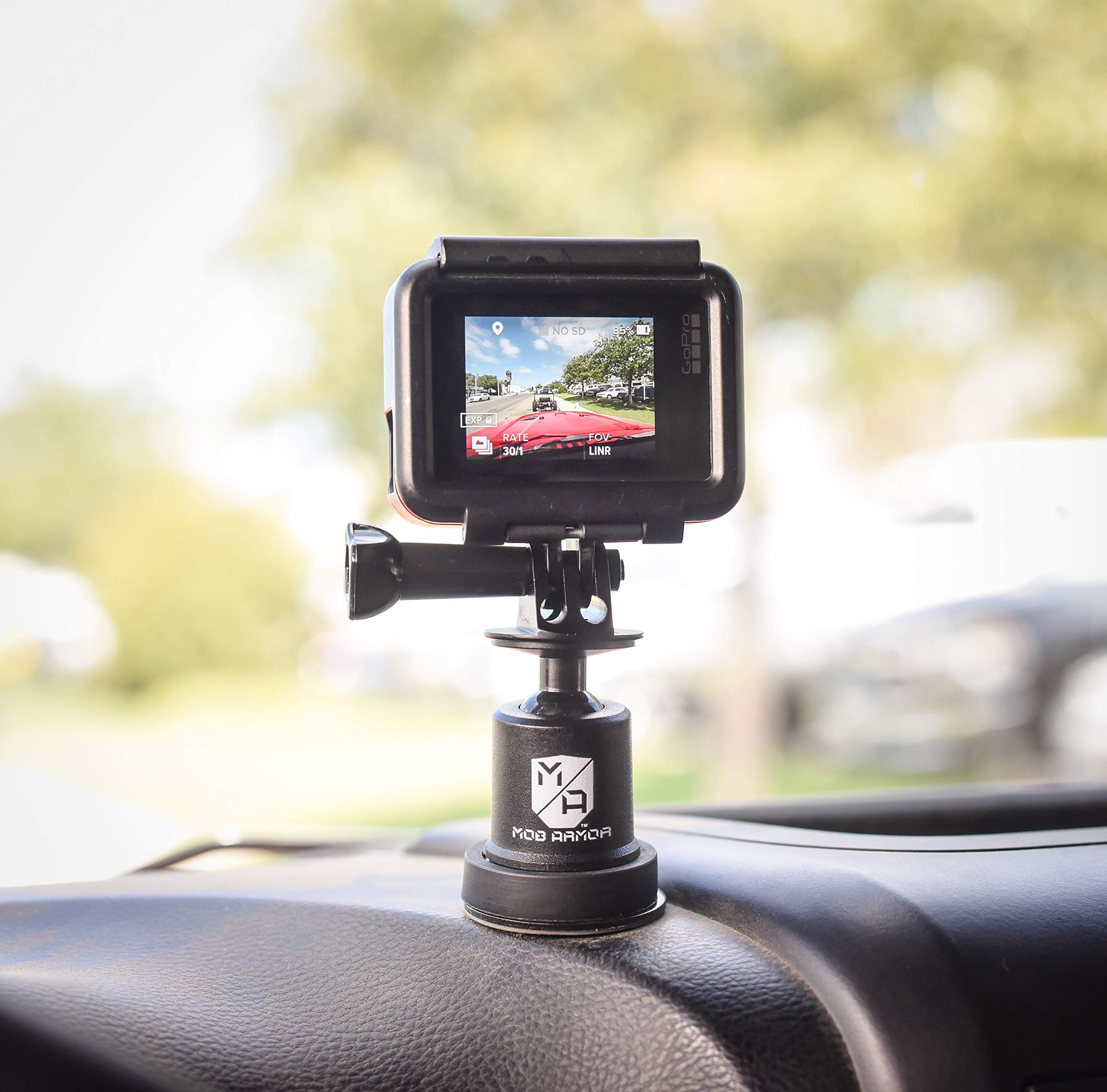 Mob Armor Action Camera Bundle - Content Creator Essentials for Camera Car Mount, Camera Holder for Road Adventures, Action Camera Accessories (Claw, Magnetic Mounts & Steel Discs w/Nylon Case)
