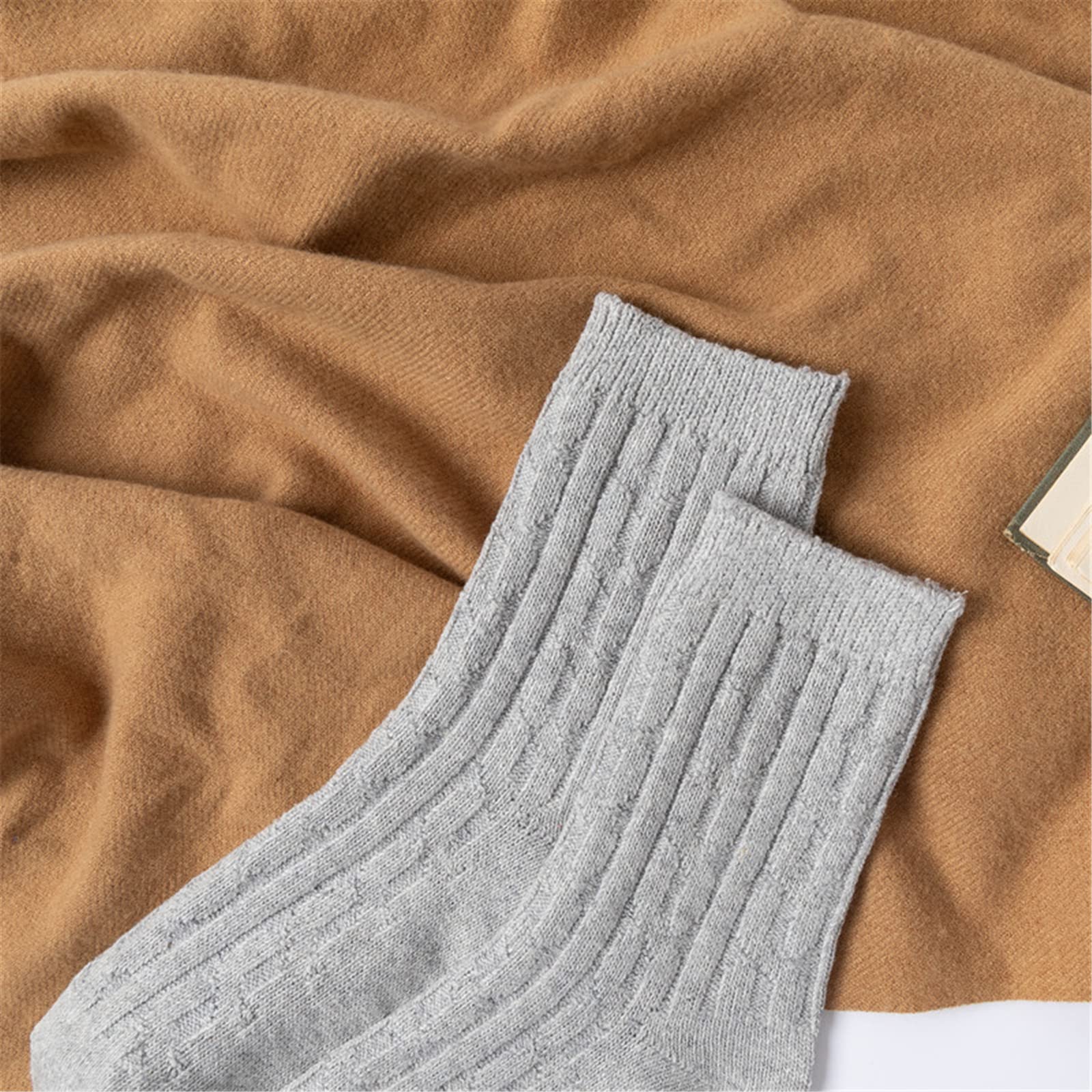 SUNTRADE Mens Warm Socks, Walking Thermal Winter Thick Cosy Hiking Boot Heavy Soft Gift Socks,5 Pairs