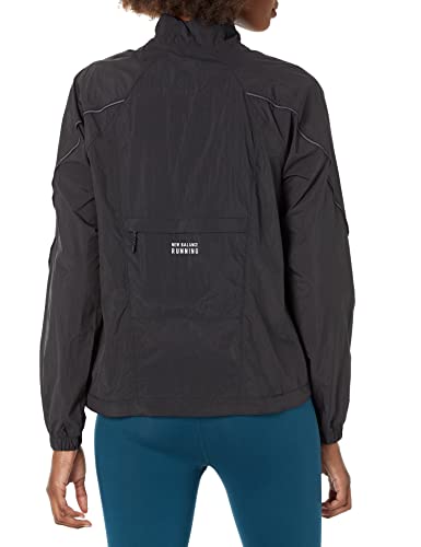 New Balance Women's Impact Run Light Pack Jacket, Black , X-Large