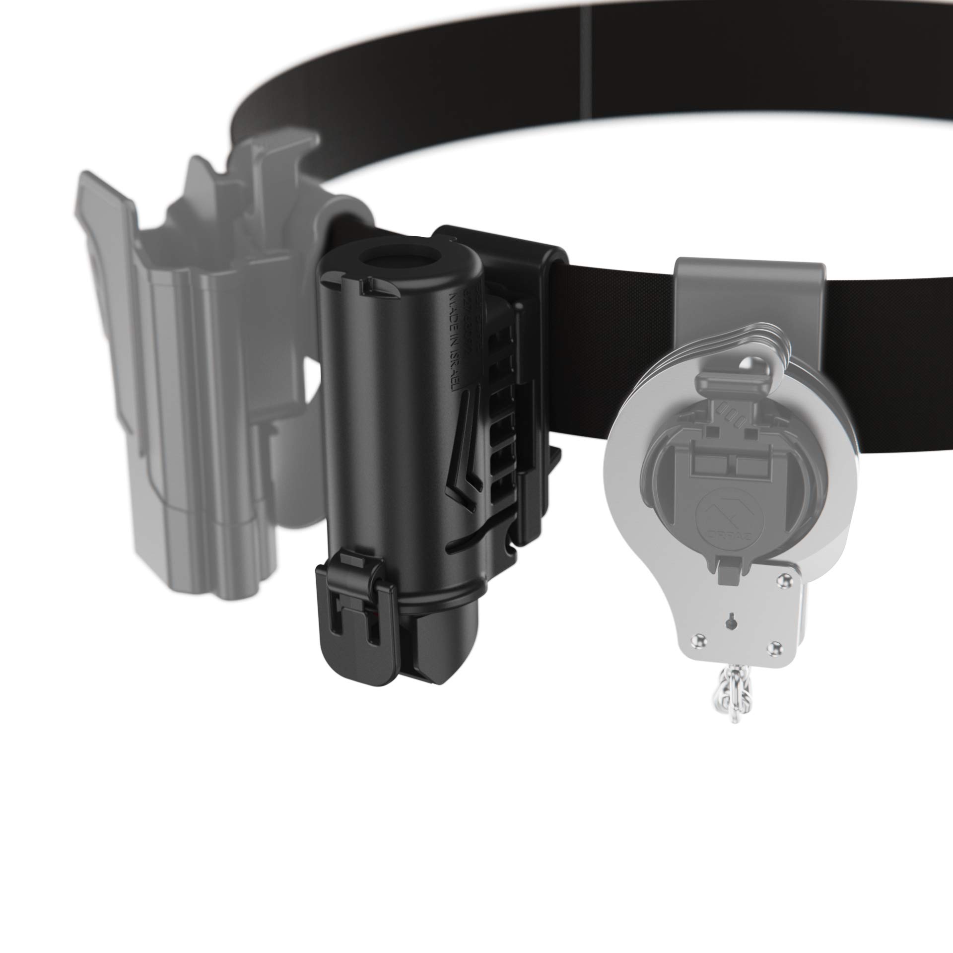 Orpaz Pepper Spray Holster, MK3 Pepper Spray Holder, OC Spray Holder, Standard, Belt Clip - Unisex - Will Improve Your Tactical Appearance