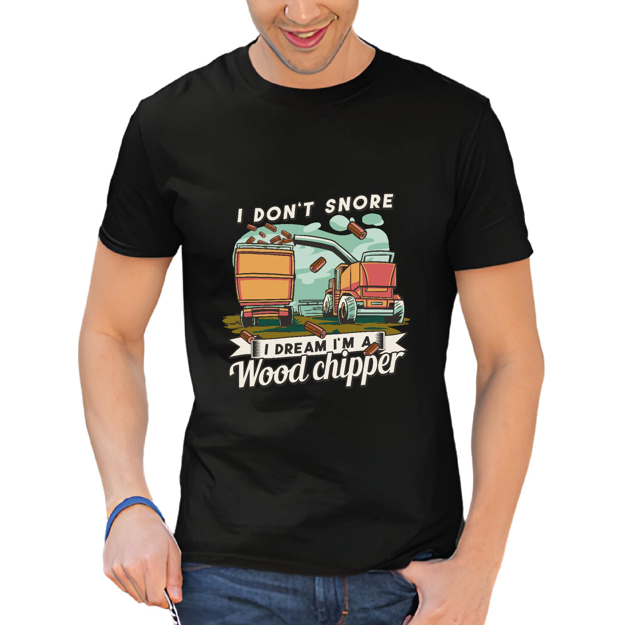 Men s Wood Chipper Inspired Gift The perfect gift for DIY enthusiasts and tools lovers Men Women Black Multicolor T shirt