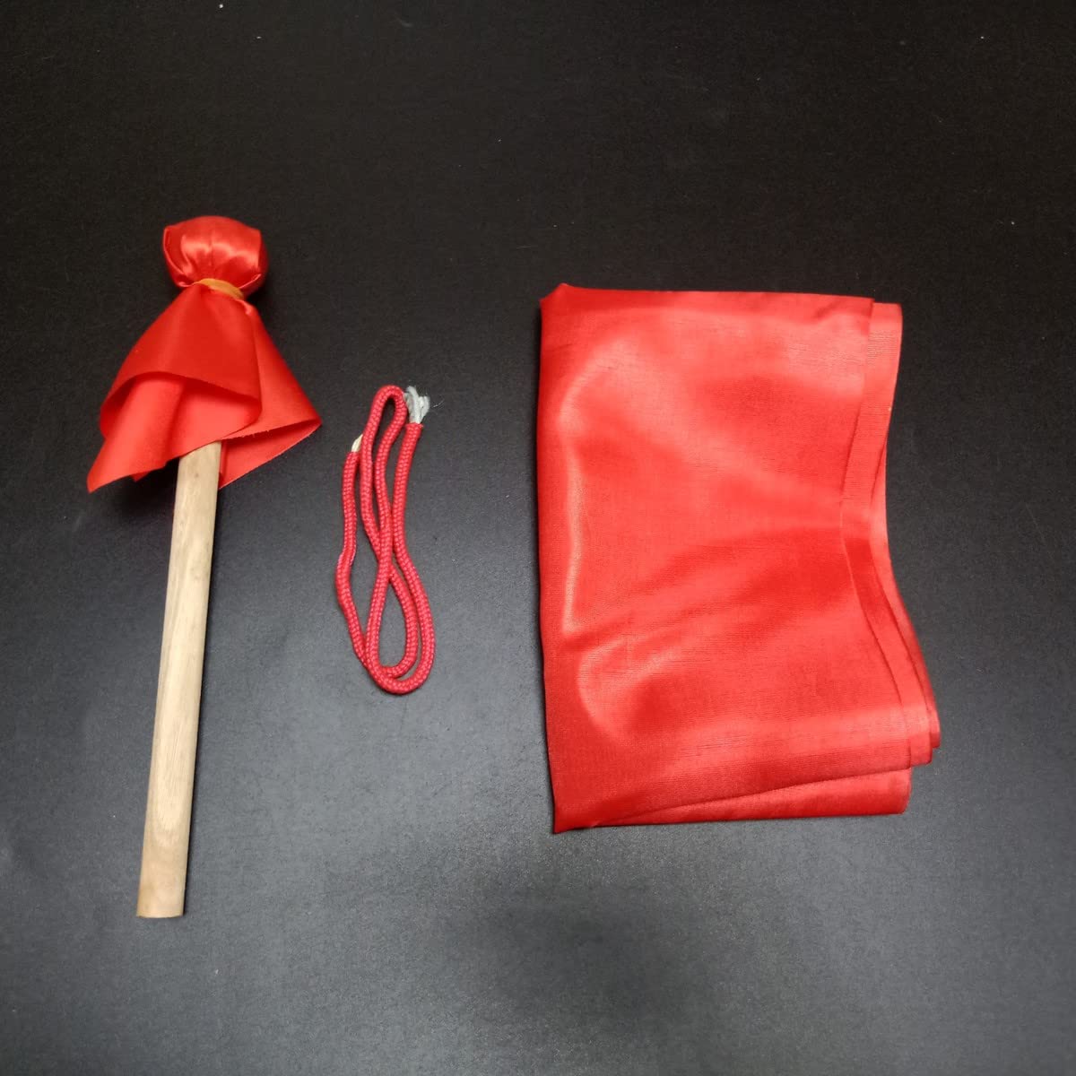 RUIMIMI Gong Instrument with 14.2 inch(36cm),Chinese Traditional Percussion Instrument Brass Gong with Wooden Mallet and Red Ribbon for Home Office Celebration