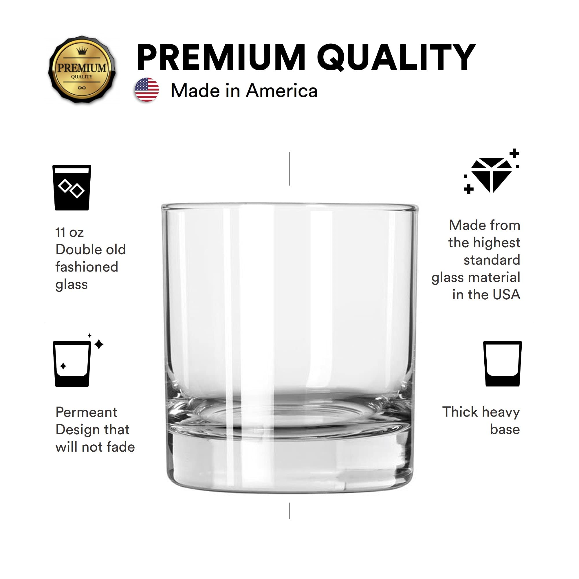 New Dad Gifts - Dad Since 2023" Whiskey Glass 11oz - Funny and Unique Gift Idea for New Dad, From Daughter, Son, 1st, Expectant, Daddy to Be