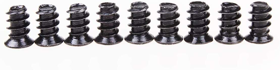 YIWANGO Computer Pc Case Cooling Fan Mount Screw Heat Dissipation Fans Screws Fastening Parts (Color : M5 X 10, Size : Black)