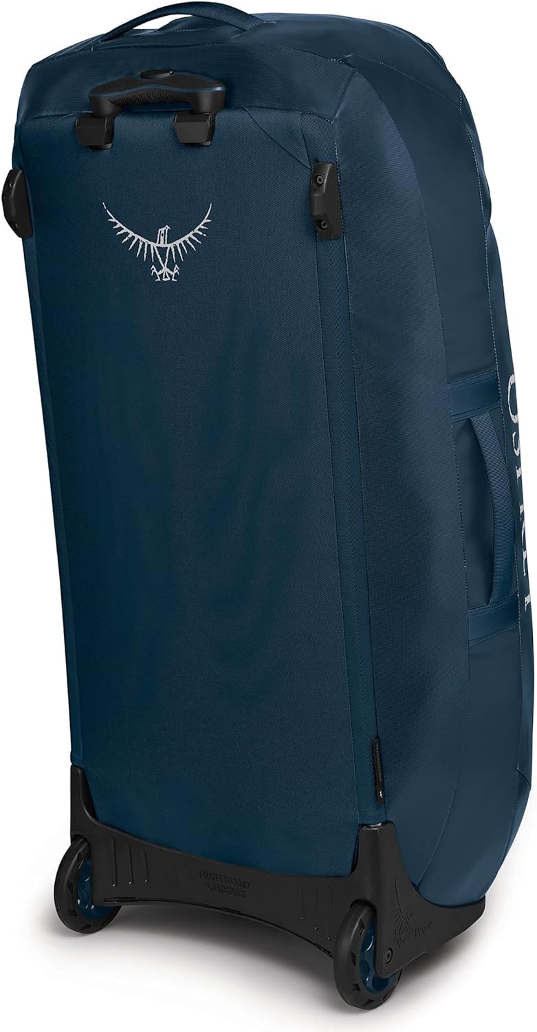 Osprey Transporter 120L Wheeled Travel Duffel Bag, Venturi Blue