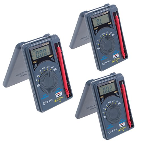 XB866 Mini Auto Range LCD Voltmeter Tester Tool AC/DC Pocket Digital Multimeter