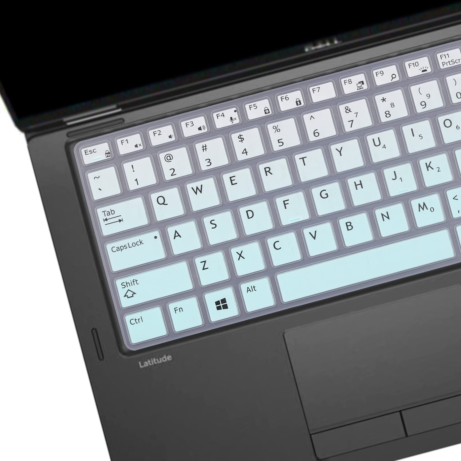 MUBUY Keyboard Cover Skin for Dell Latitude E7250 E5250 E7270 E7370 E5270 E7389 E5270 /Dell Latitude 5290 7280 7285 7290 7380 7390 5288 5289 US Keyboard Cover -CL