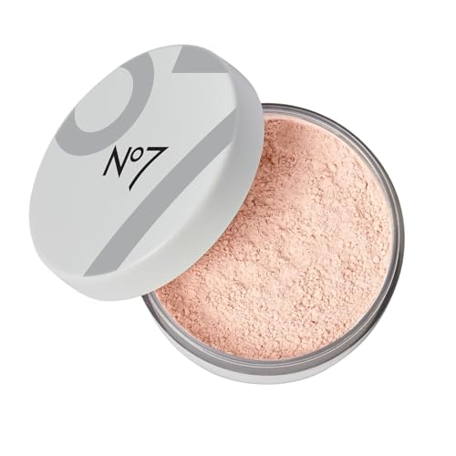 No7 Flawless Finish Loose Powder - Translucent - Loose Finishing Powder - Makeup Setting Powder with Matte Finish for All Skin Tones - All Skin Types Including Oily Skin