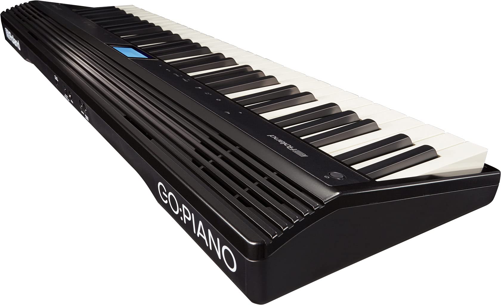 Roland GO:PIANO 61-Key Digital Piano Bundle with Roland DP-2 Pedal, Power Supply, Adjustable Stand, Bench, Instructional Book, Online Piano Lessons, and Austin Bazaar Instructional DVD