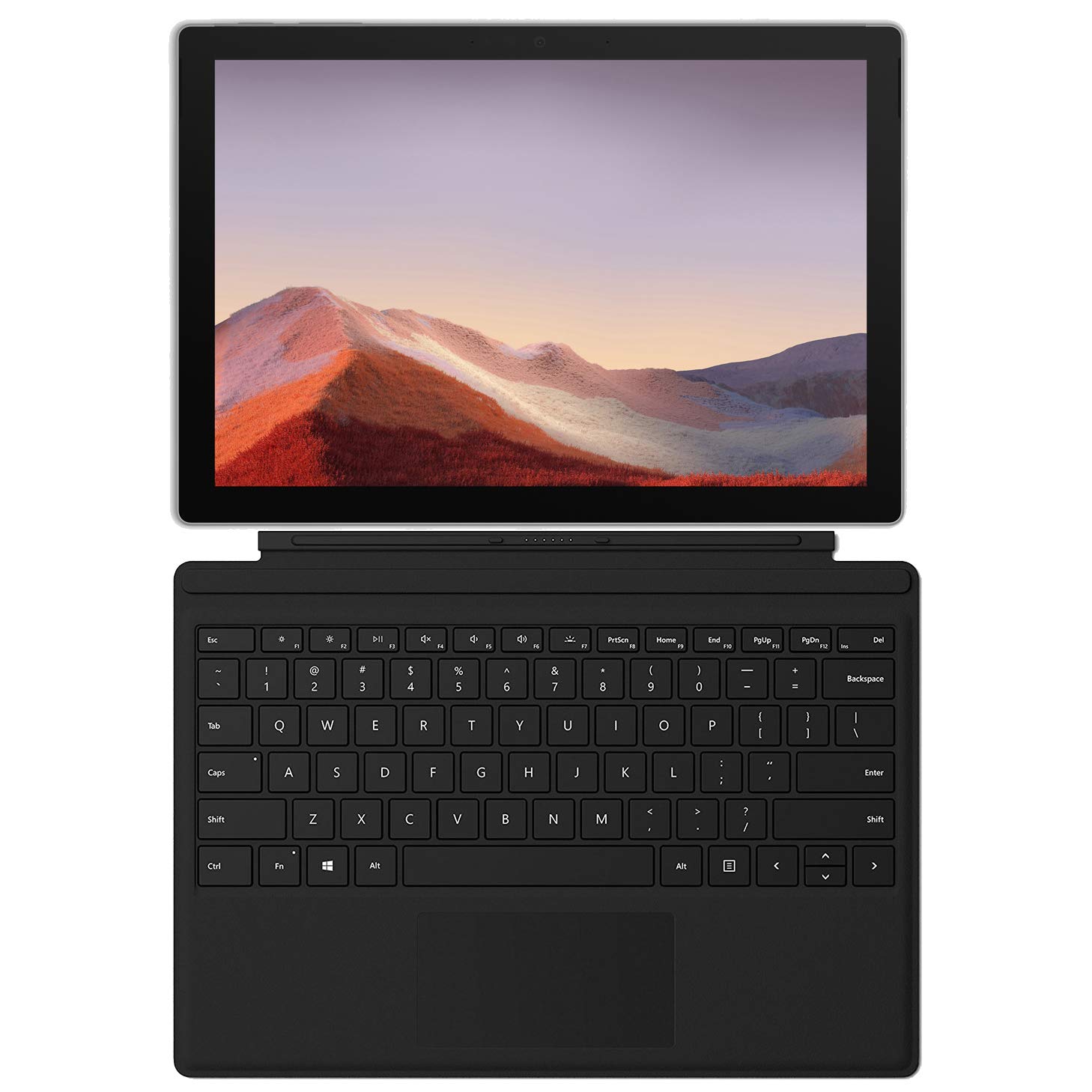 Microsoft PUV-00016 Surface Pro 7 12.3 inch Touch Intel i5-1035G4 8GB/256GB Black Bundle Type Cover for Surface Pro Black