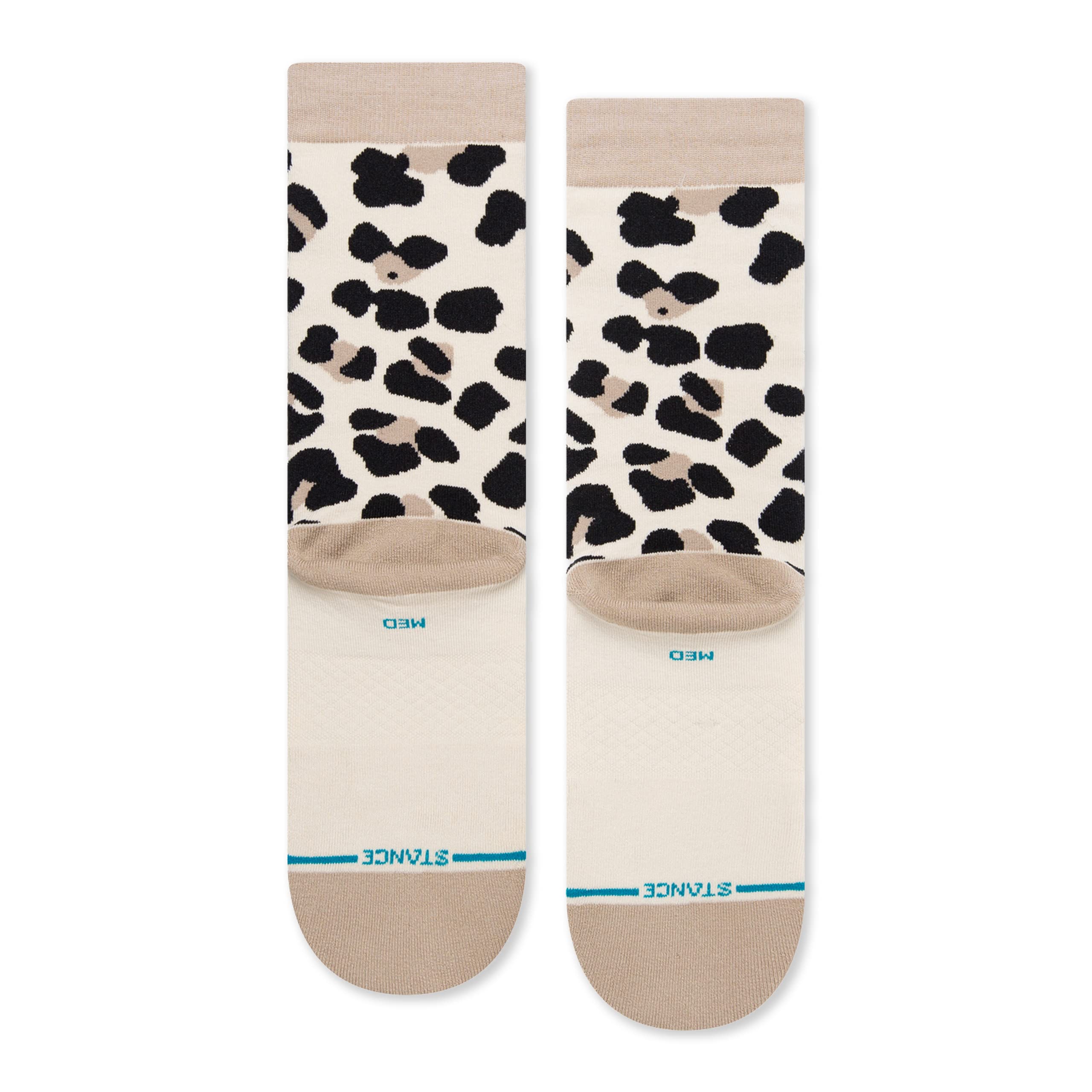 Stance Spot On Crew Leopard SM (Women's Shoe 5-7.5)