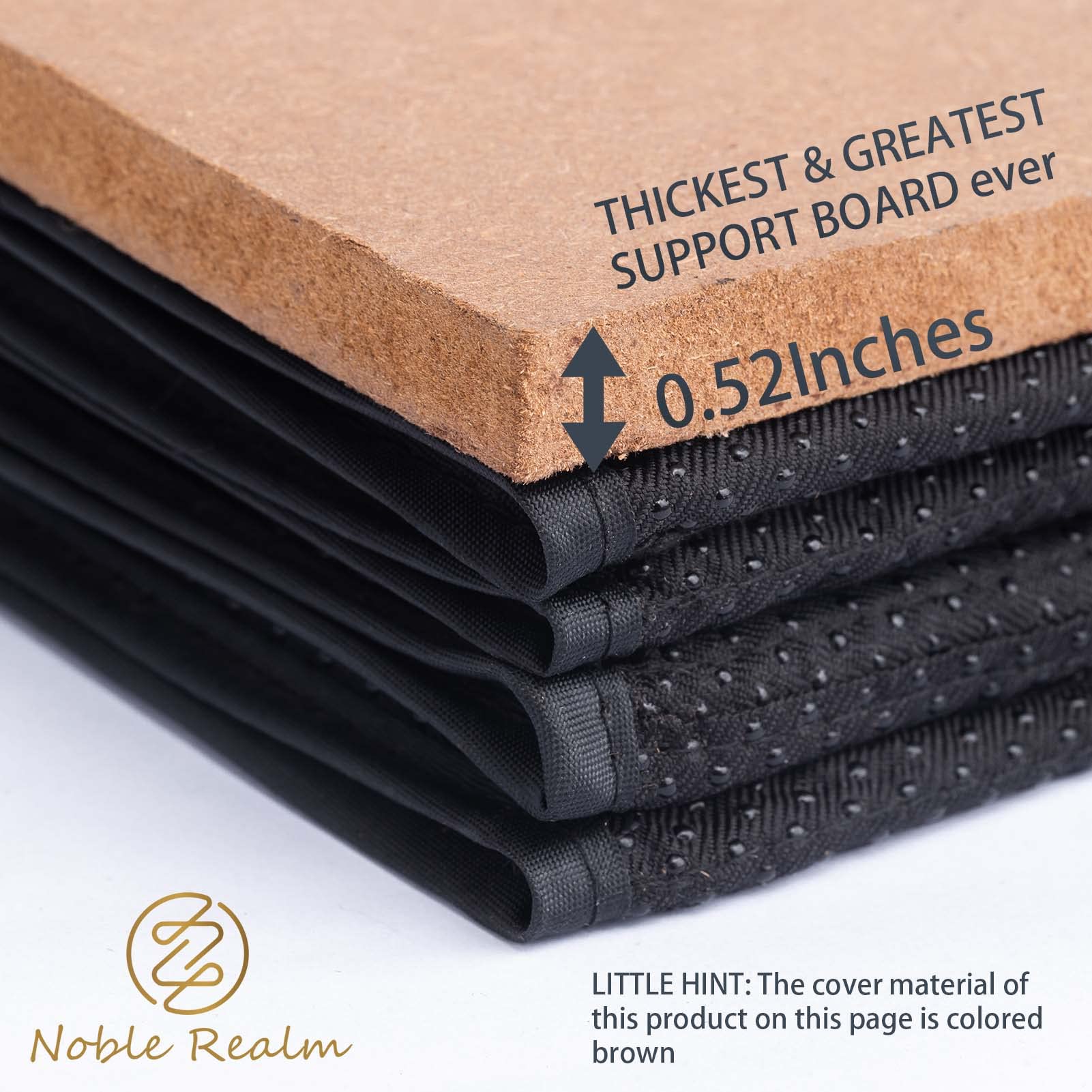 NobleRealmยฎ ๐ป๐๐๐๐๐๐๐ | ๐ญ๐๐๐๐๐๐ Frame (Thickness 0.52 in) Sofa Cushion Support Board & Machine-Washable, Anti-Slipped & Couch Cushion Replacement