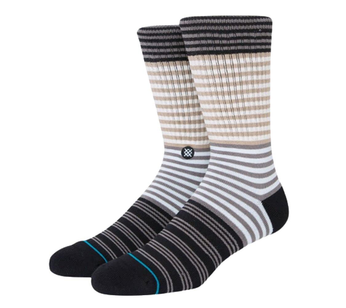 Stance Diatonic Crew Socks Khaki MD (US Men's Shoe 6-8.5, Women's Shoe 8-10.5)