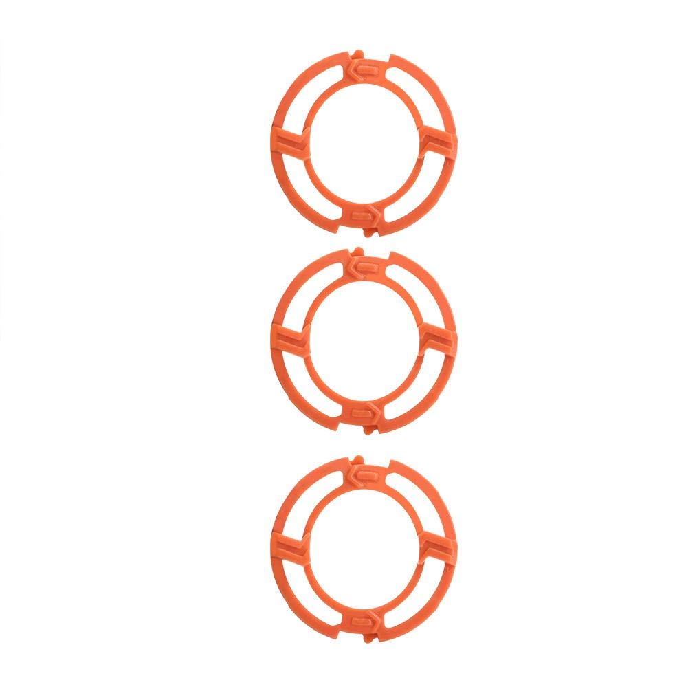 Maxmartt 3 Pcs Blade Retaining Ring Men's Shaver Razor Lock Ring Retaining Ring Orange Blade Retaining Plate Holder Compatible for Norelco Series 7000 9000 RQ12 Models