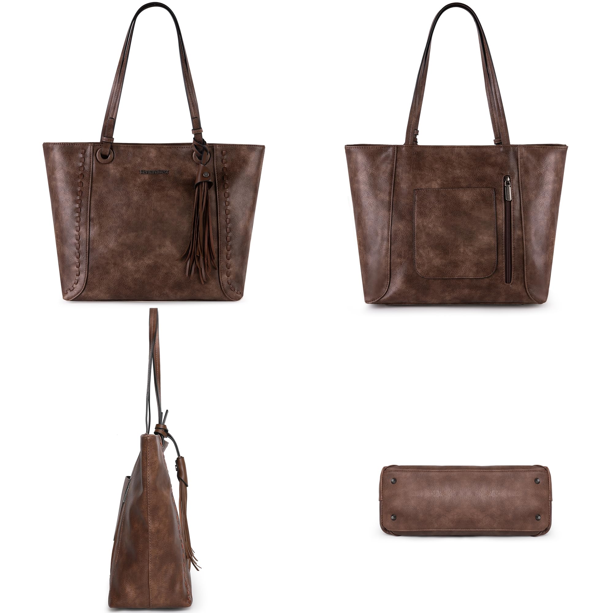 Montana West Hobo Purses and Handbags for Women Large Tote Shoulder Top Handle Bags with Zipper, MWW37-H8317CF