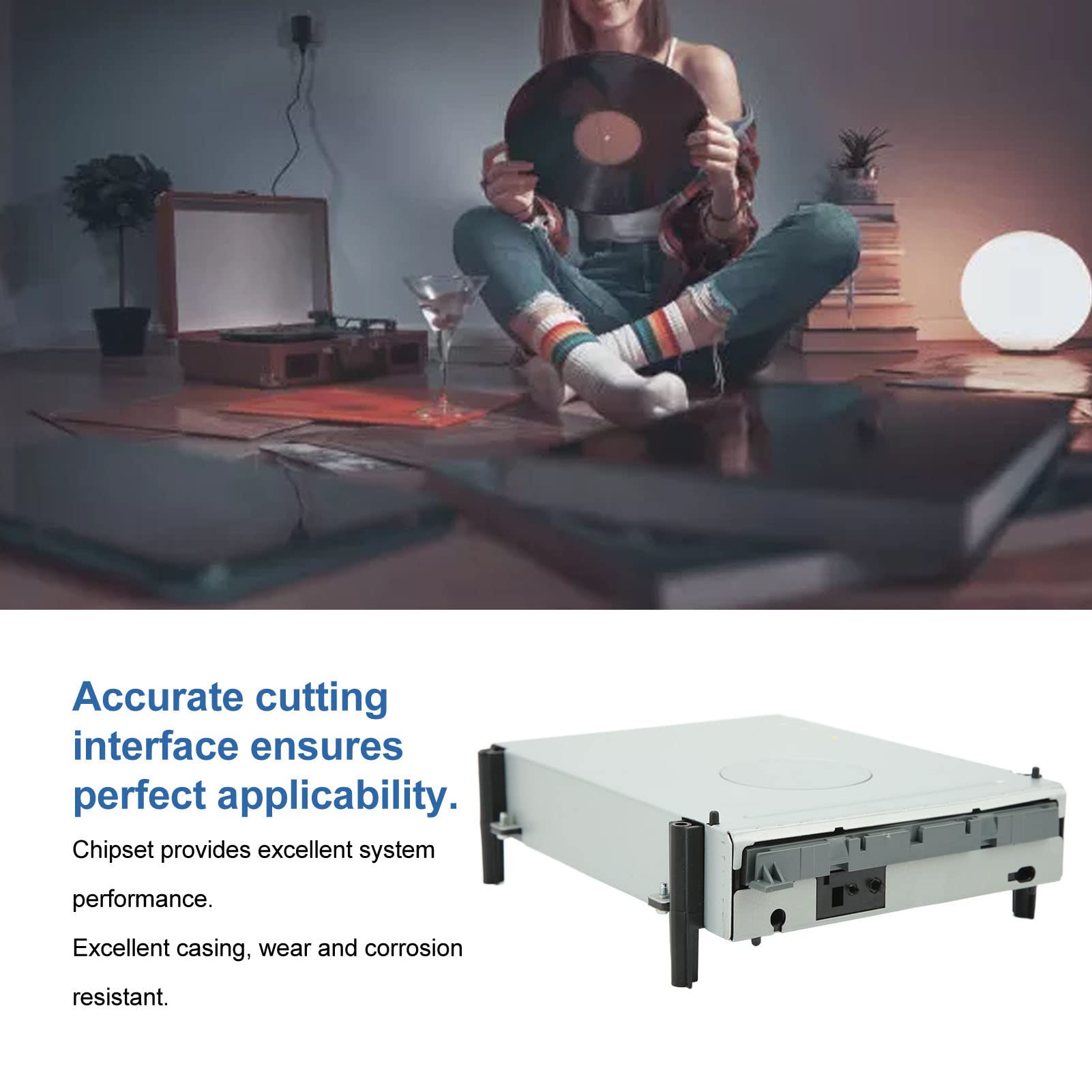 VINGVO CD ROM, Stable Aluminum Alloy Disk Driver for Game Console