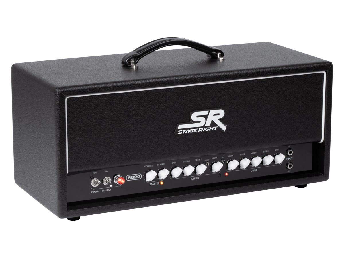 Monoprice Stage Right Series SB20 50-Watt All Tube 2-Channel with Reverb MDF Cabinet Material (625913)