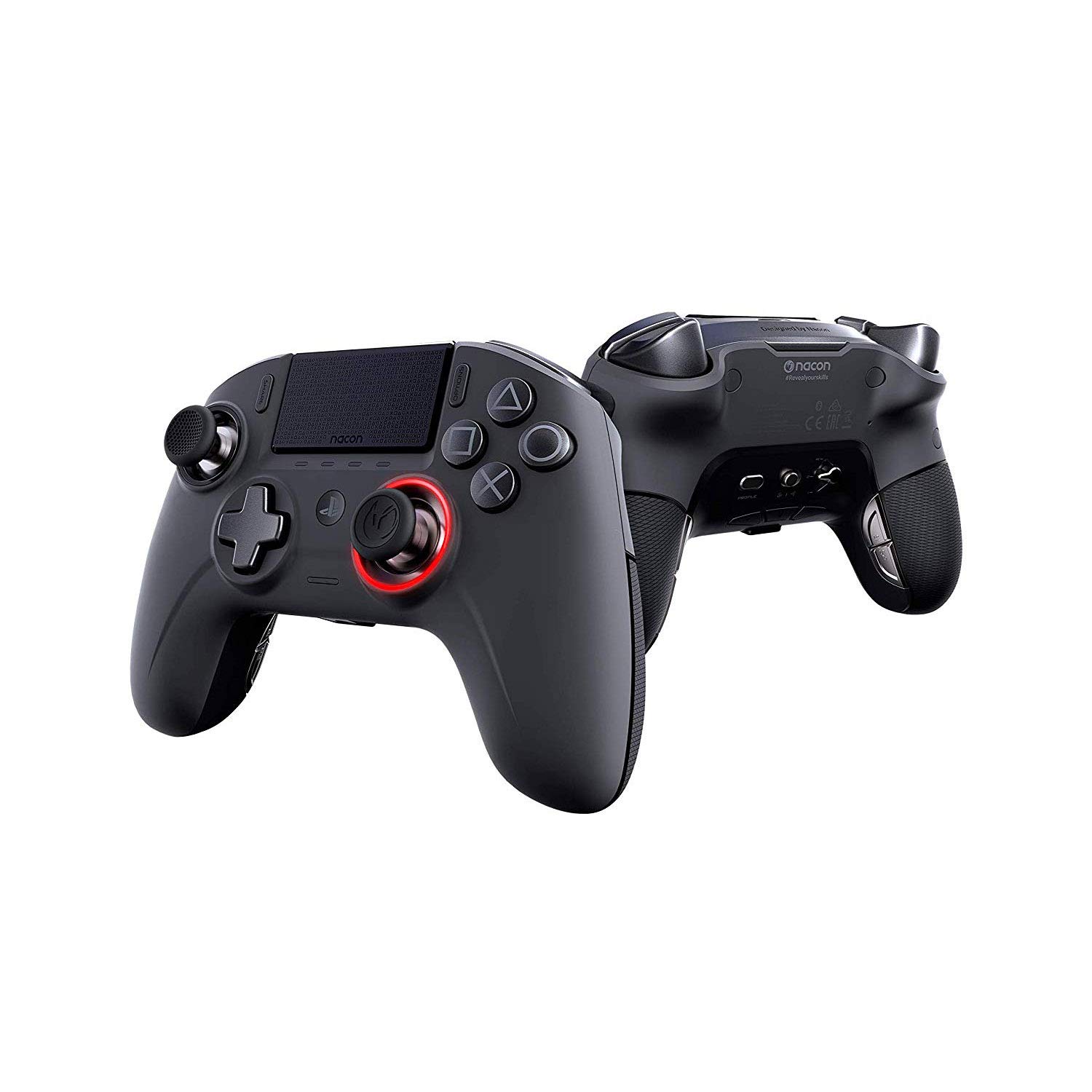 NACON Controller Esports Revolution Unlimited Pro V3 PS4 Playstation 4 / PC - Wireless/Wired - Nacon-311608 (Renewed)