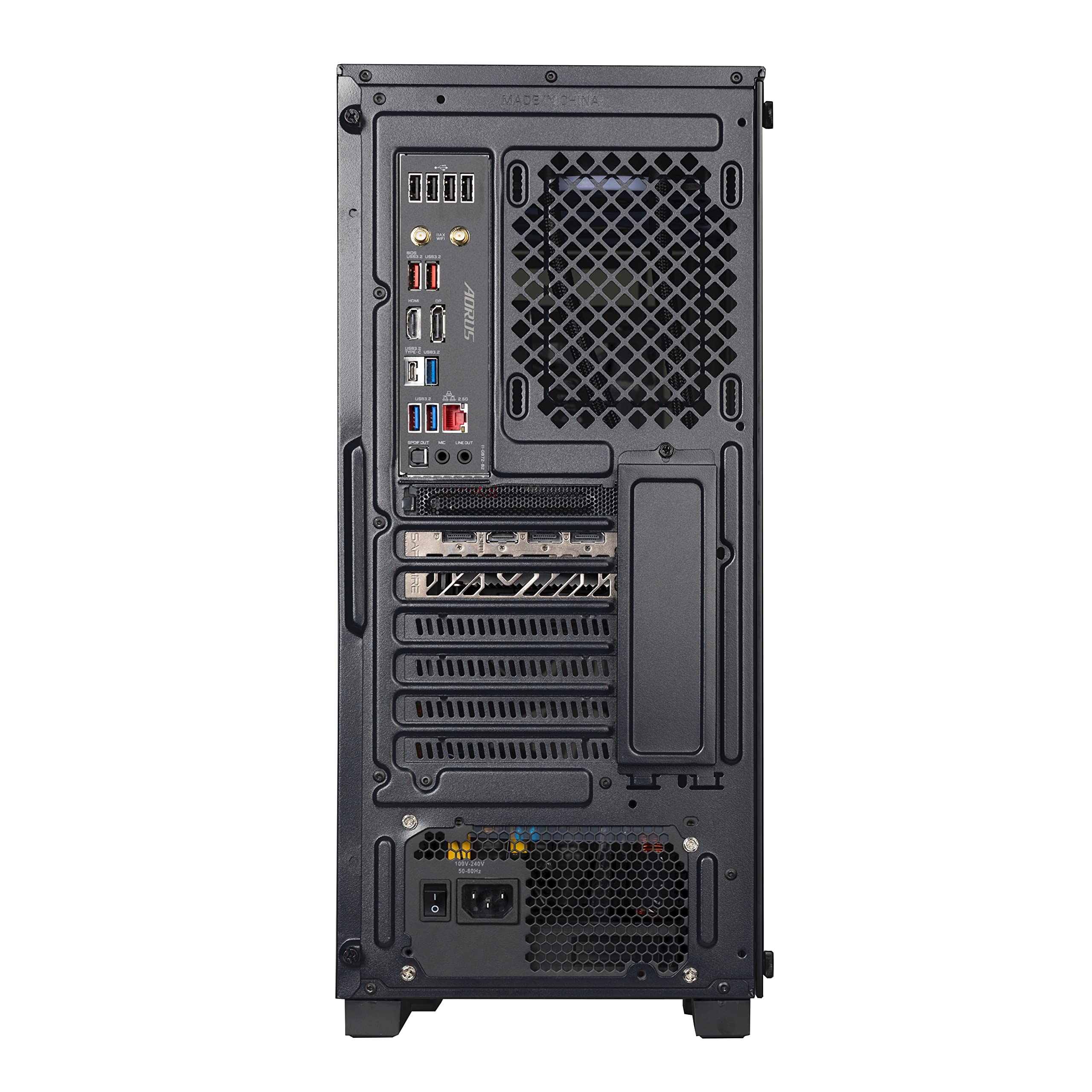 Velztorm Aspix Gaming Custom Desktop (Intel i9-12900K 16-Core, GeForce RTX 3050, 128GB RAM, 2TB PCIe SSD, WiFi, USB 3.2, HDMI, Bluetooth, Display Port, Win 10 Pro)