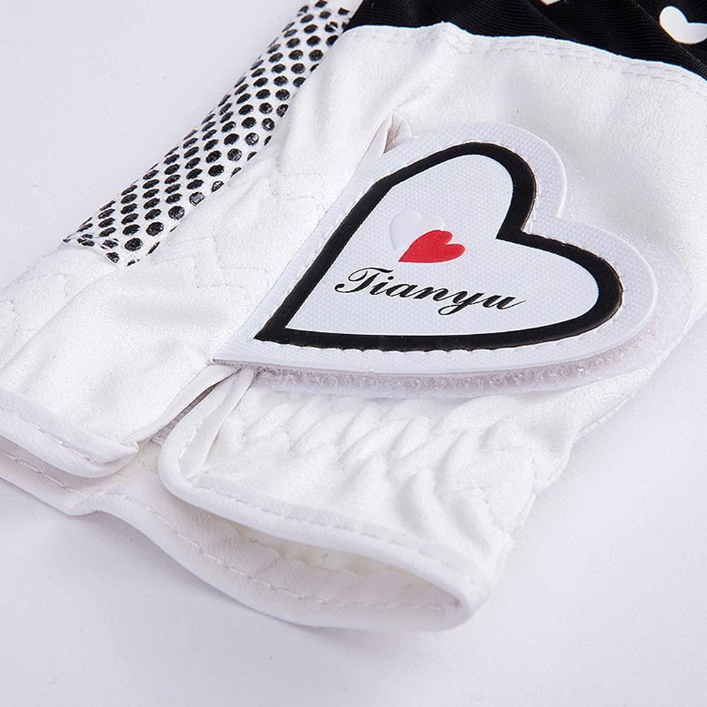 ROPALIA Sports Cycling Golf Gloves, Open Finger Left and Right Hands Gloves for Ladies