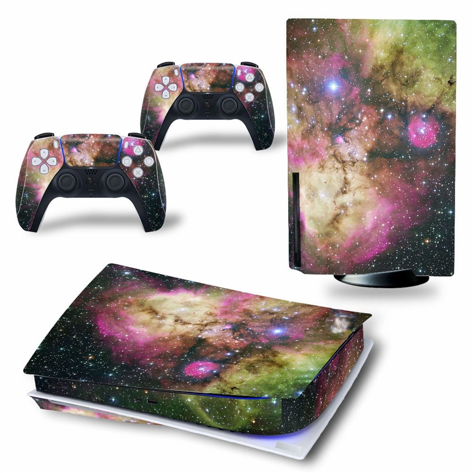 Top factory BUCEN for PS5 Skin Disc Edition & Digital Edition Console and Controller Vinyl Cover Skins Wraps Scratch Resistant, Compatible with for PS5 350157 Anti Scratch (Size : Disc Version)