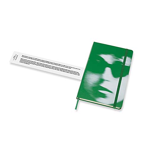 Moleskine Limited Edition Bob Dylan Notebook, Hard Cover, Large (5" x 8.25") Ruled/Lined, Emerald Green, 240 Pages