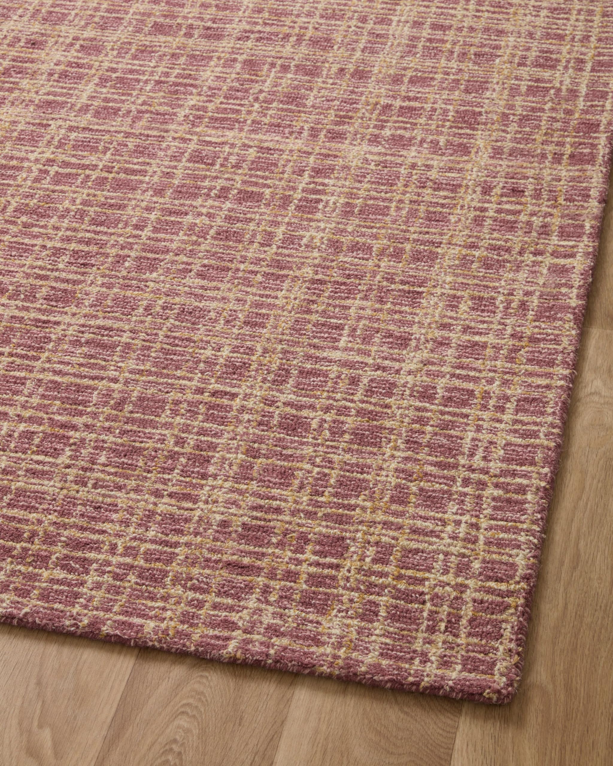 Loloi Chris Loves Julia x Polly Berry/Natural 2'-3" x 3'-9" Accent Rug