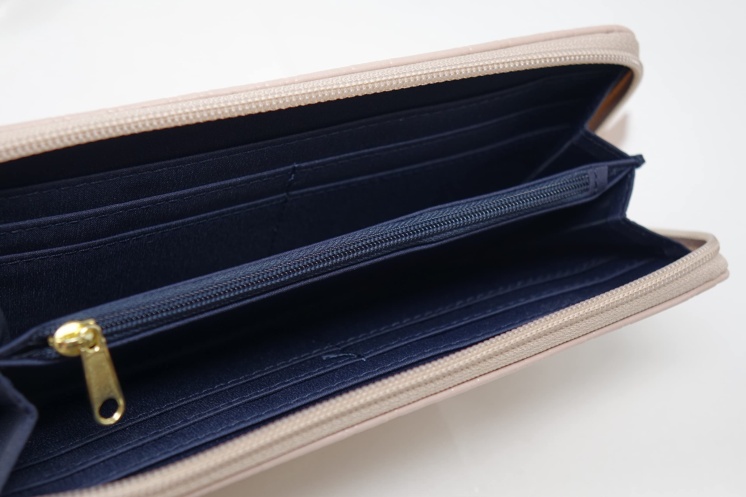 Tommy Hilfiger Women's Blush Pink Logo Debossed Zip Around Wallet Clutch Bag