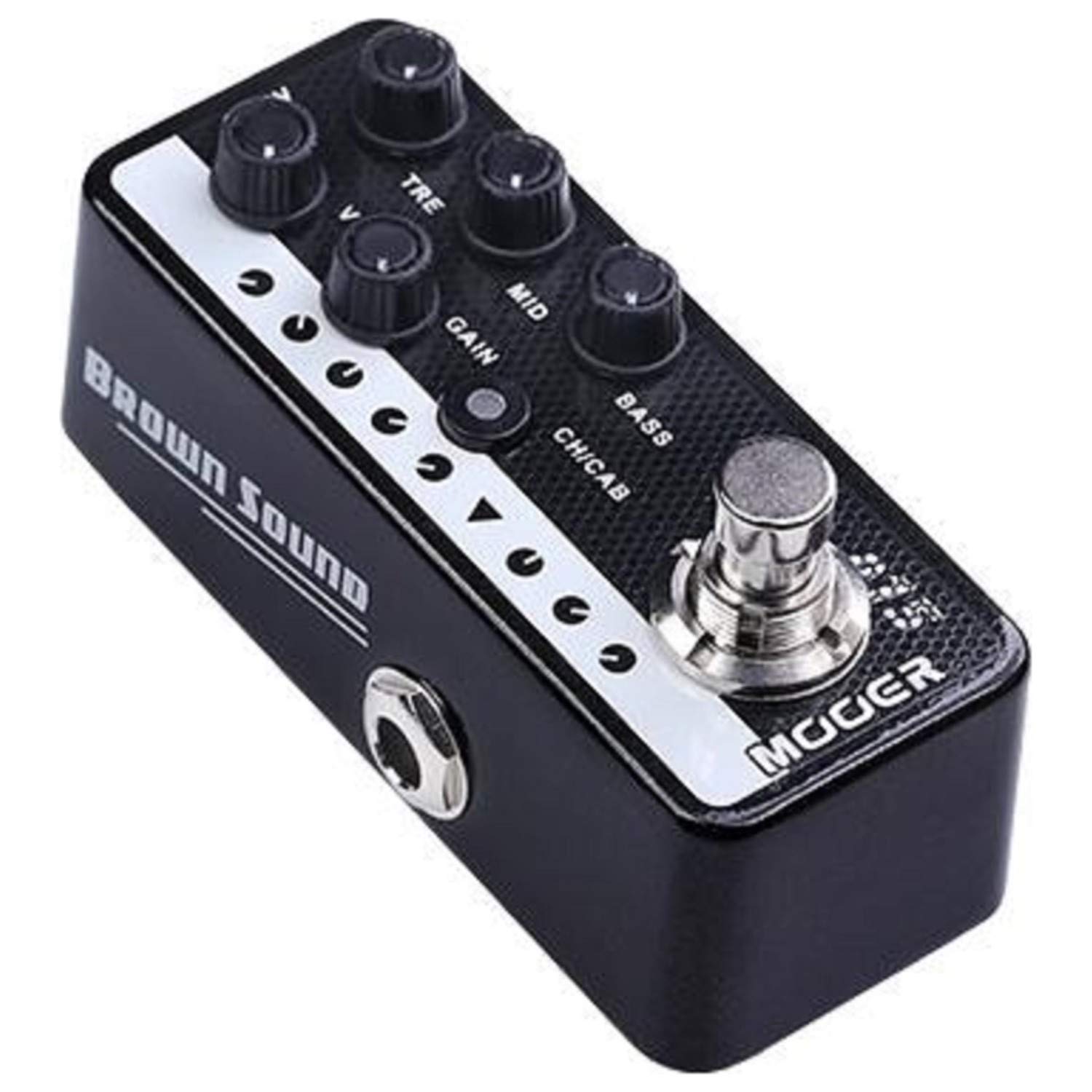 Mooer Micro Preamp 015 Brown Sound Pedal w/Cloth and 2 Cables