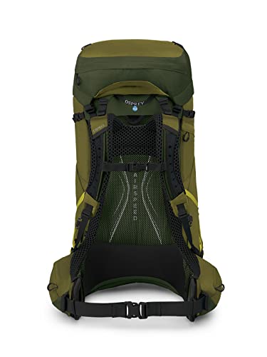 Osprey Atmos AG LT 65L Men's Backpacking Backpack, Scenic Valley/Green Peppercorn, Small/Medium
