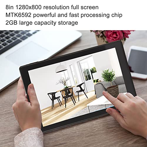 WEYI Tablet PC, 100240V 3 Card Slot Dual SIM Dual Standby Tablet Computer for Home US Plug