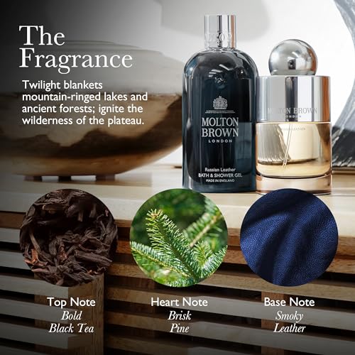 Molton Brown Russian Leather Bath & Shower Gel , 10 Fl Oz (Pack of 1)