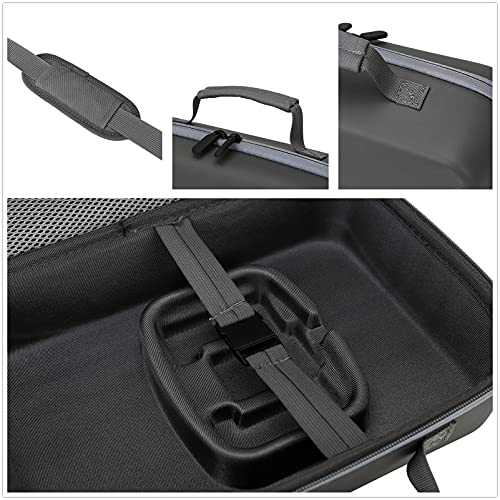 Oculus Quest 2 Case, Hard Travel Case for Oculus Quest 2 VR Gaming Headset Elite Strap and Controller Accessories Protective Storage Case with Shoulder Strap