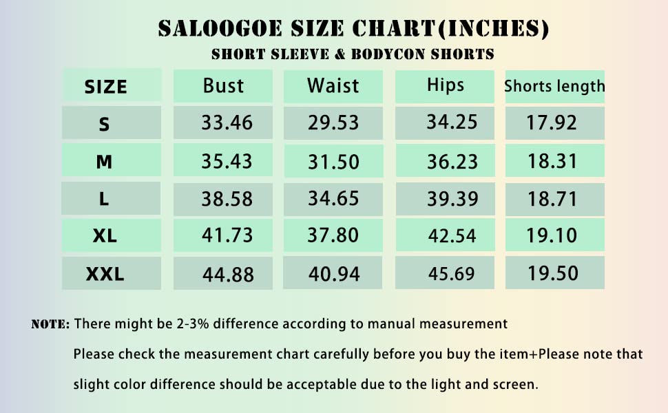 Saloogoe Two Piece Outfits for Women, Vacation Short Sleeve Summer Tops and Short Pants Sets S