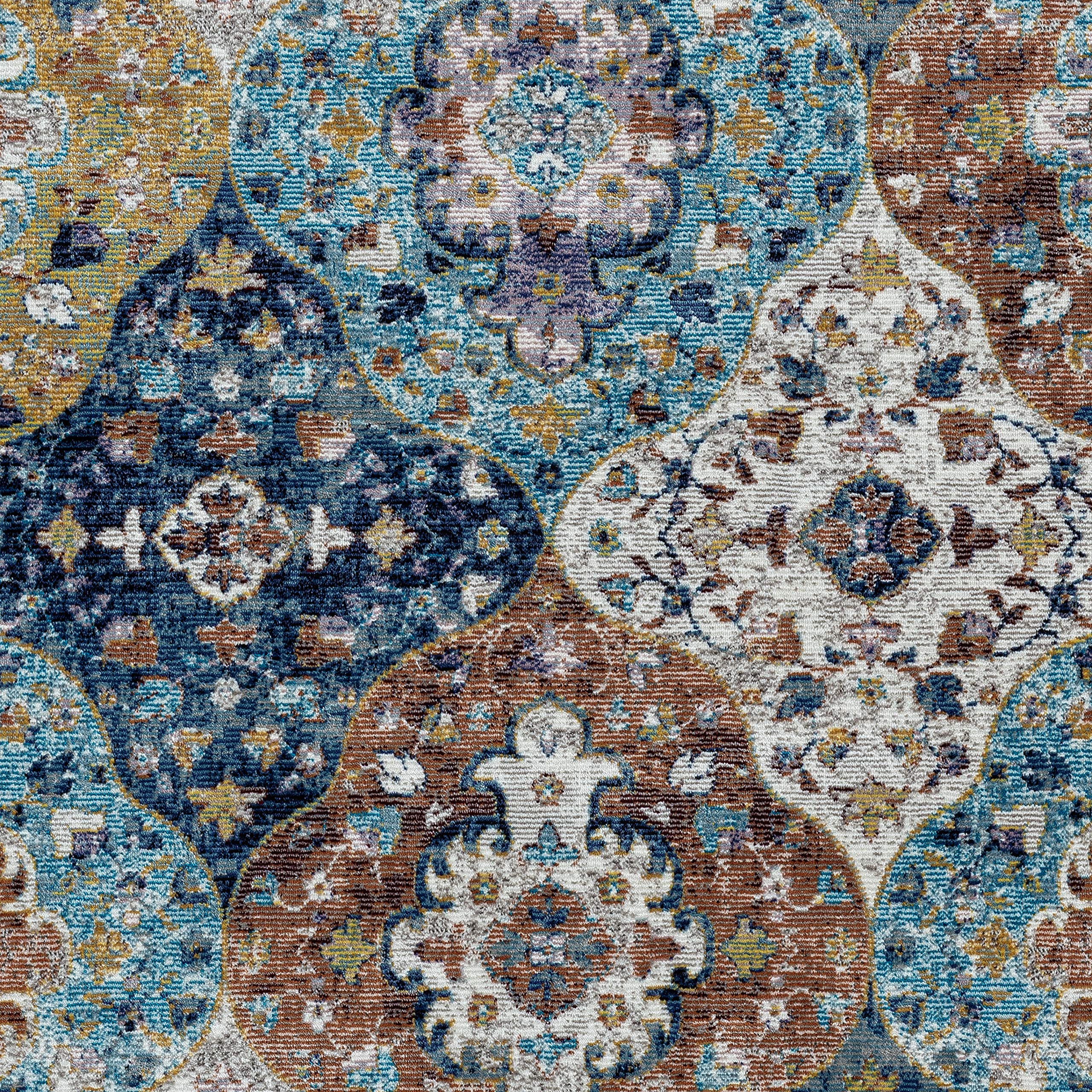 LR Home Bohemian Tabriz Area Rug, 4' x 6', Multi