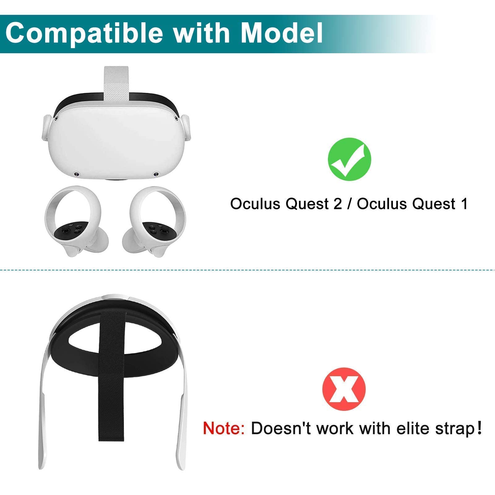 Oculus Quest 2 Carrying Case, Hard Travel Case, Compact Carrying Case Compatible with Oculus Quest, Oculus Quest 2, Protect Oculus Quest VR Gaming Headset and Controllers Accessories