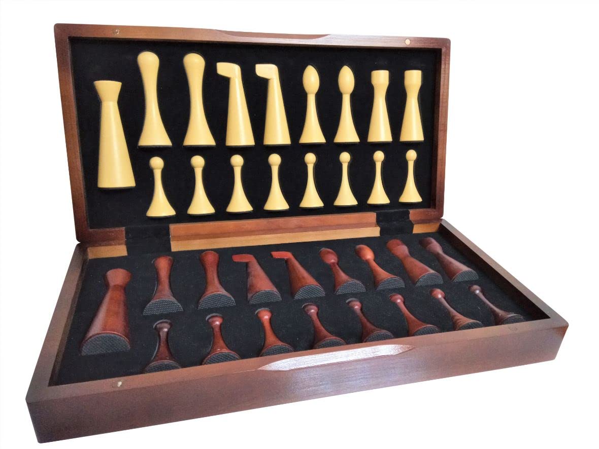 STARPPLE Weighty & Durable 21 inch Real Wooden Chess Set. Luxurious Handmade Chess Board Game Sets with Storage for 5.3β Heavy & Designed 34 Wooden Large Pieces Including 2 More Queens. (Designed)