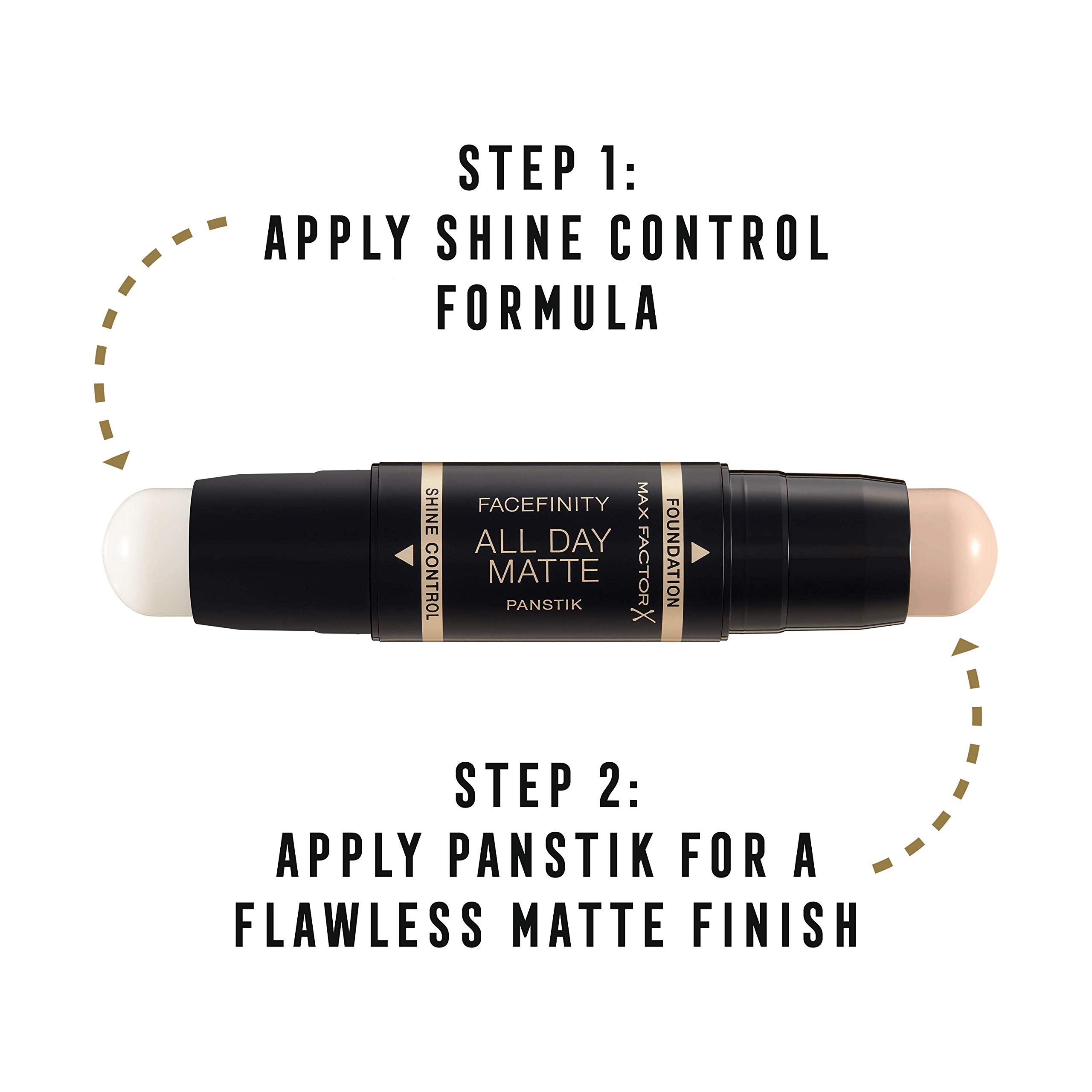 Max Factor Facefinity All Day Matte Panstick Foundation - 55 Beige Women Foundation 0.38 oz