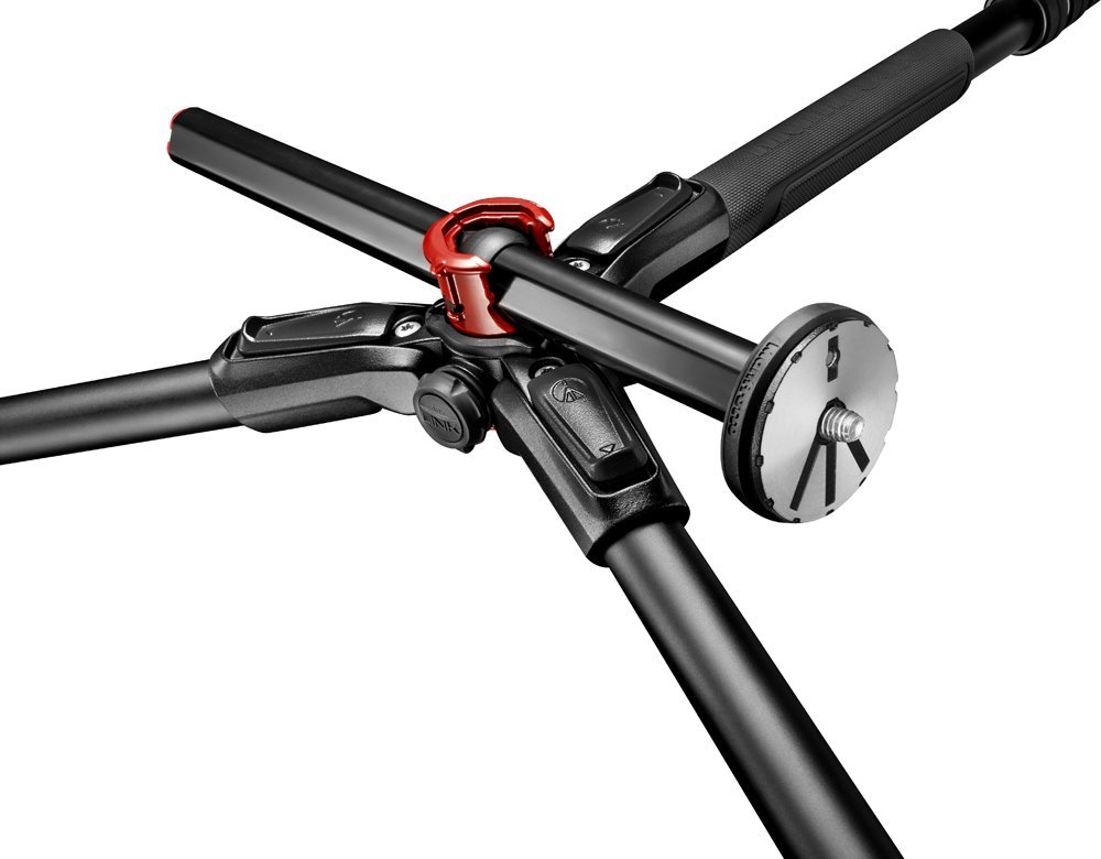 Manfrotto 190 Go! Aluminum 4-Section Tripod Kit with Ball Head (MK190GOA4B-BHUS)