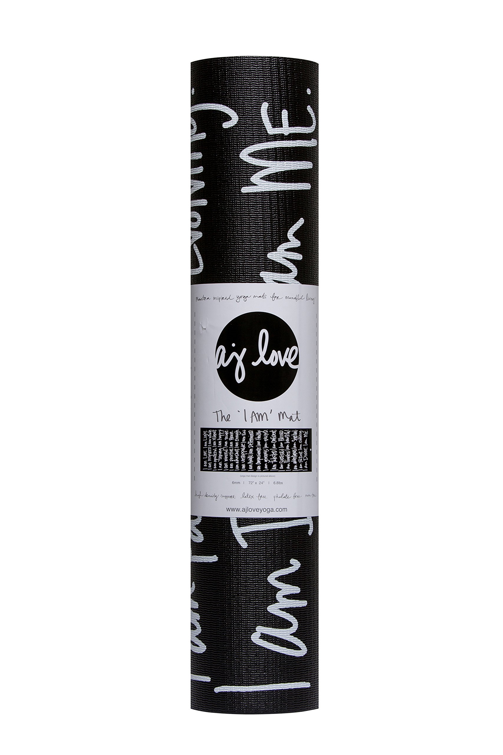 Mantra Inspired Professional Yoga Mat by aj Love | The I Am Mat
