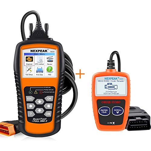 NEXPEAK Enahcned & Portable OBD2 Scanner NX501 Supports Battery Monitoring and Upgrade Online