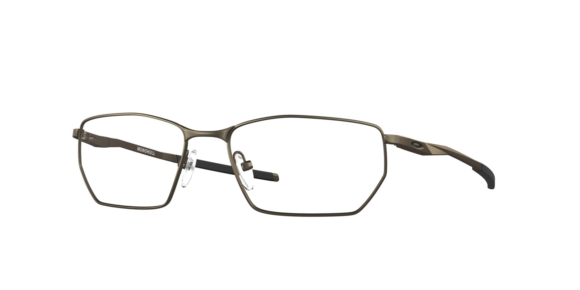 Oakley Men's Ox5151 Monohull Rectangular Prescription Eyewear Frames, Pewter/Demo Lens, 55 mm