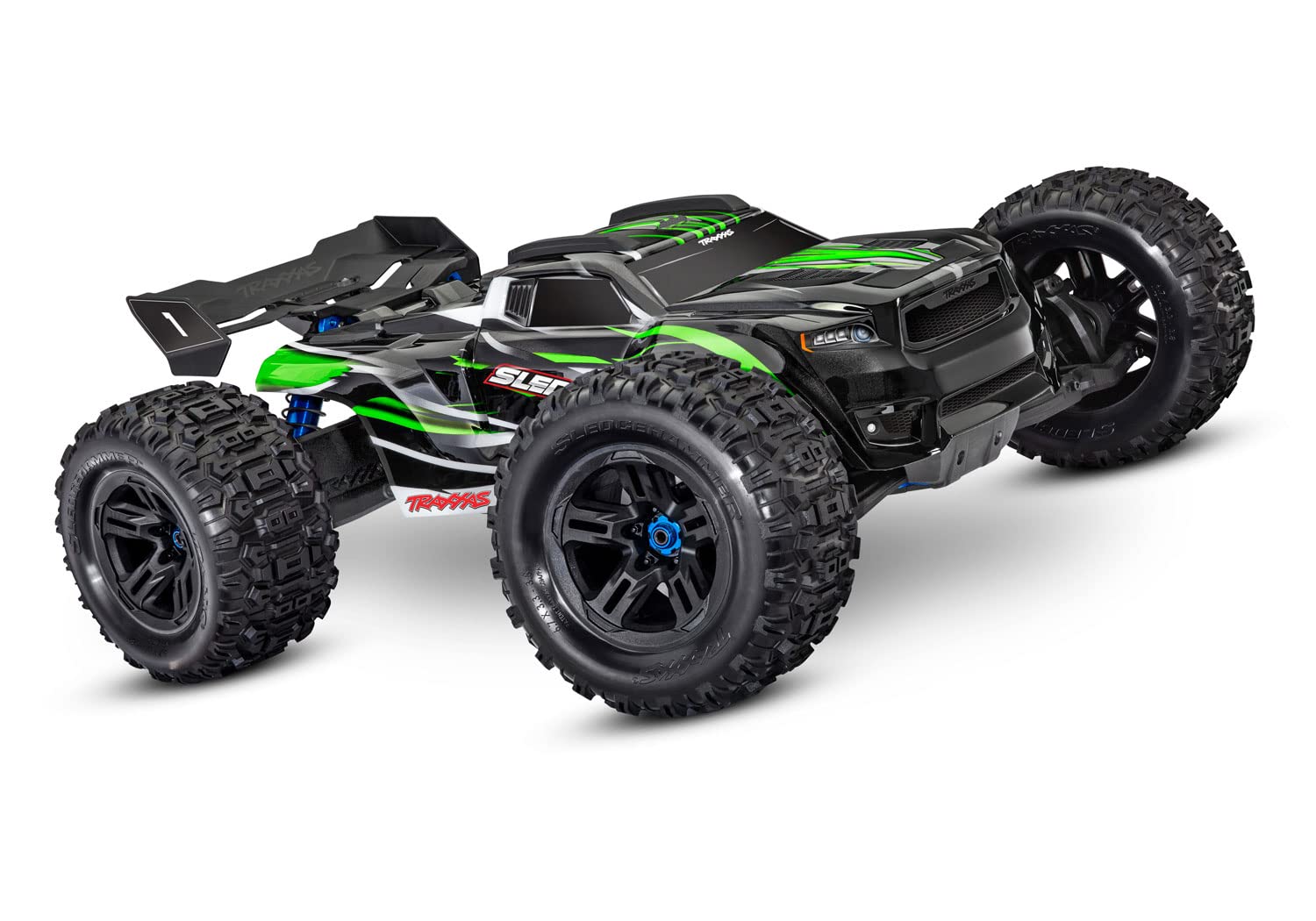 Traxxas Sledge® 1/8 Scale 4WD Off-Road Truck. Fully Assembled, Ready-to-Race®, with TQI™ 2.4GHZ Radio System, VXL-6S™ BRUSHLESS Power System, and PROGRAPHIX® Clipless Body - Green